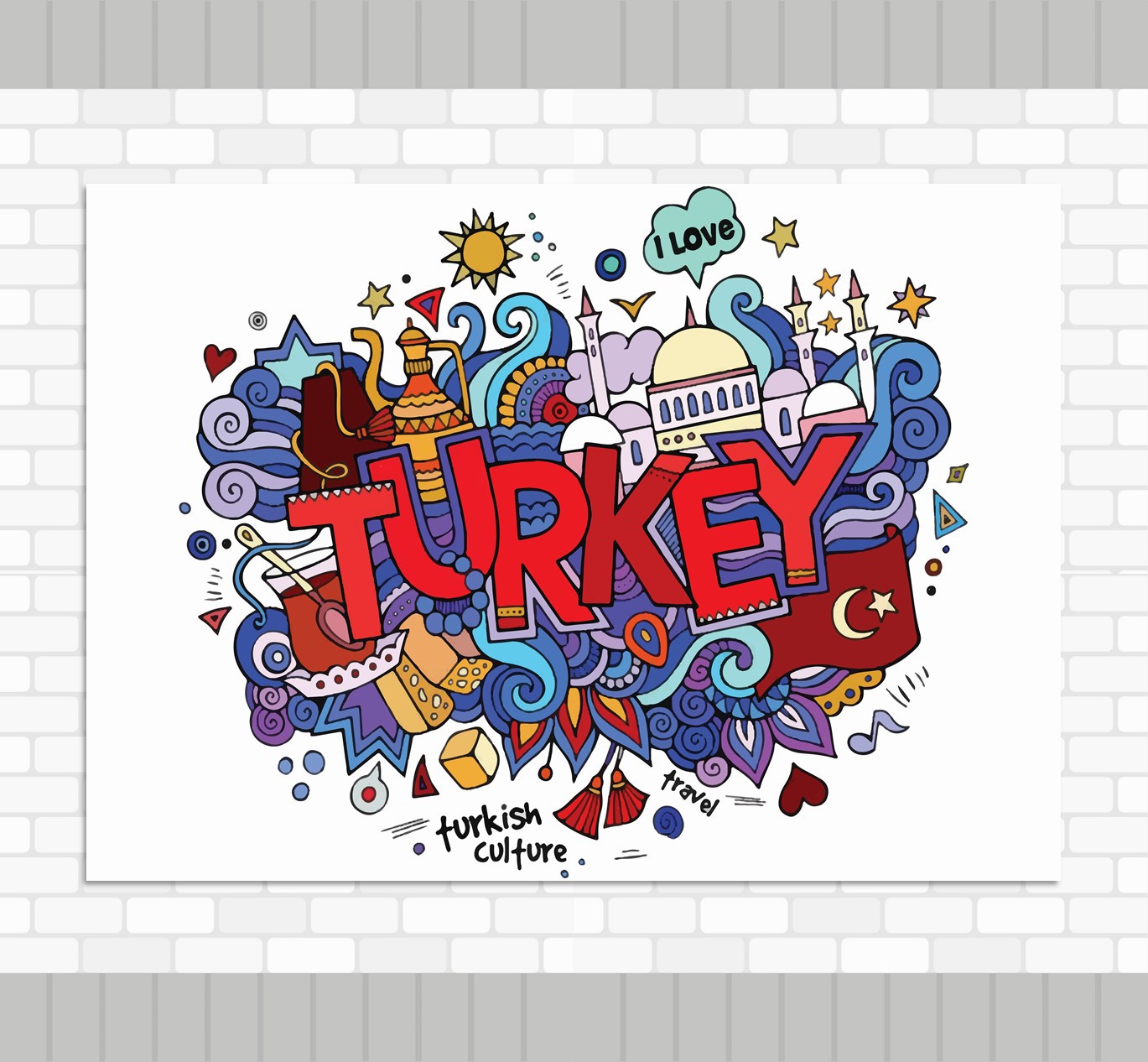 Turkey Poster Poster ve Duvar Giydirme | Devo Dergi ve Oyun